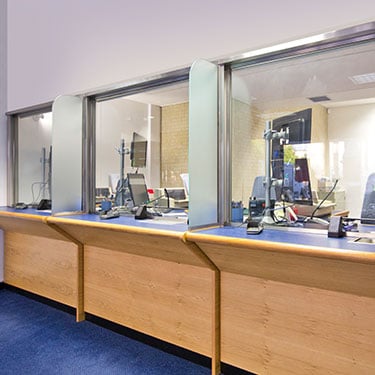 Fixed Security Screens and Counters